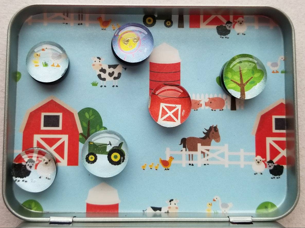 Farm Magnet Play Set for Kids - Etsy