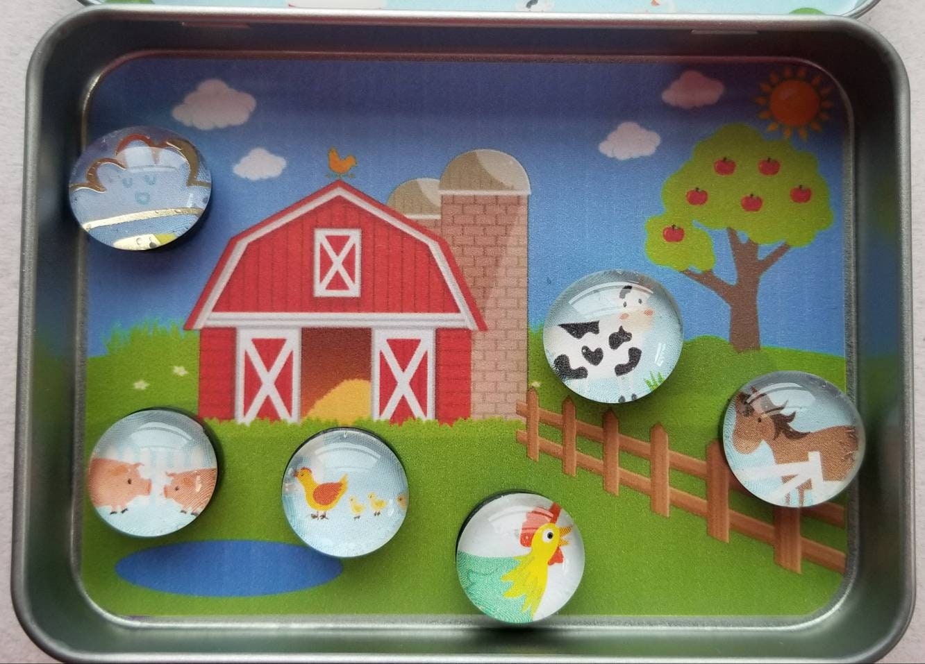 Farm Magnet Play Set for Kids - Etsy