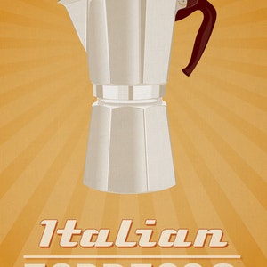 Italian Espresso Coffee Print Retro Home Decor Poster 13x19 A3plus - Etsy
