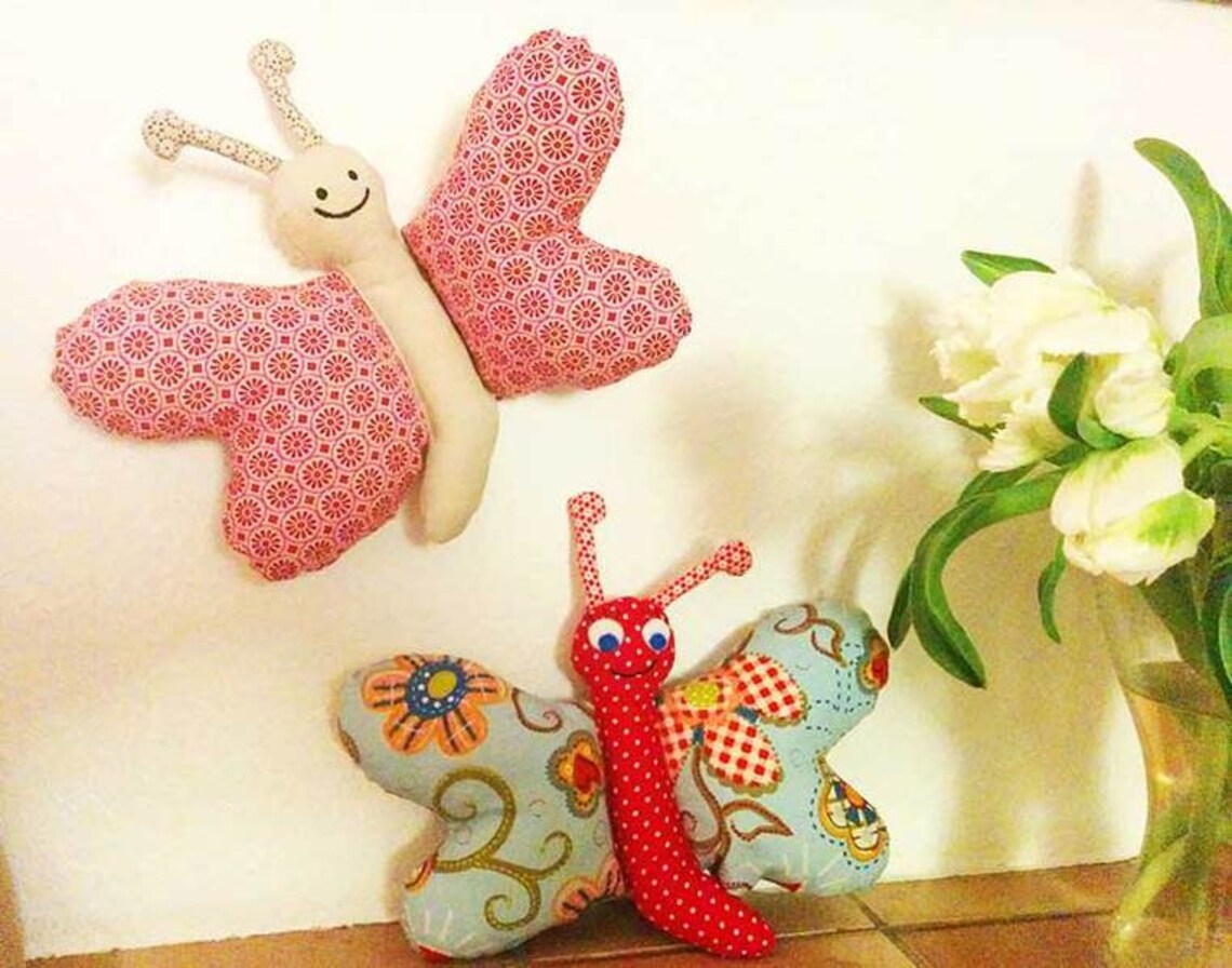 Butterfly Pattern PDF Sewing Instructions Plush Toy Softie - Etsy