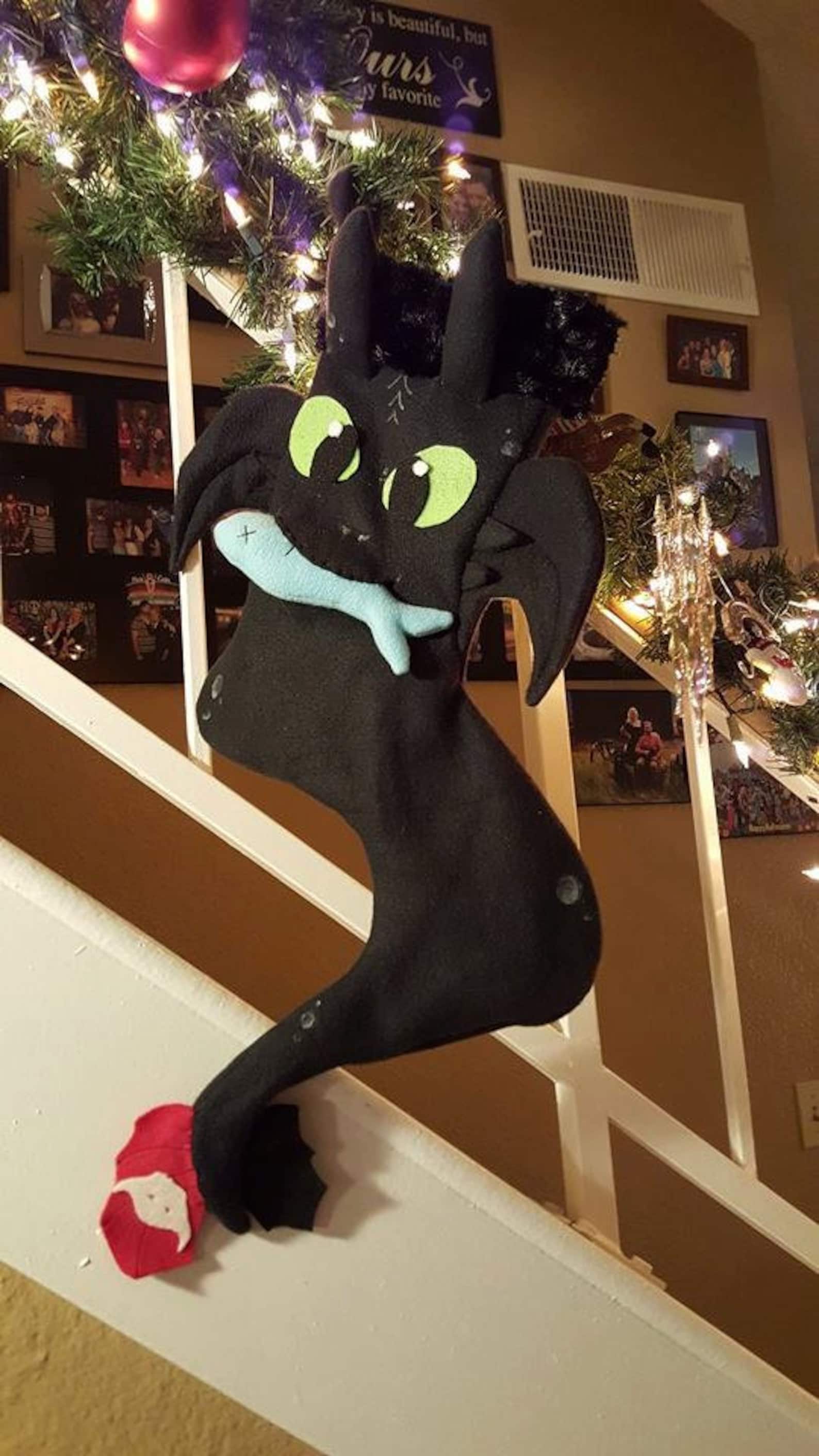 Toothless Inspired Christmas Stocking - Etsy