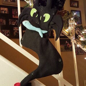 Toothless Inspired Christmas Stocking - Etsy