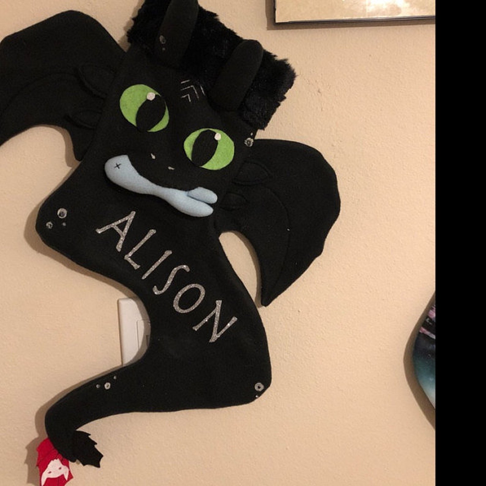 Toothless Inspired Christmas Stocking - Etsy