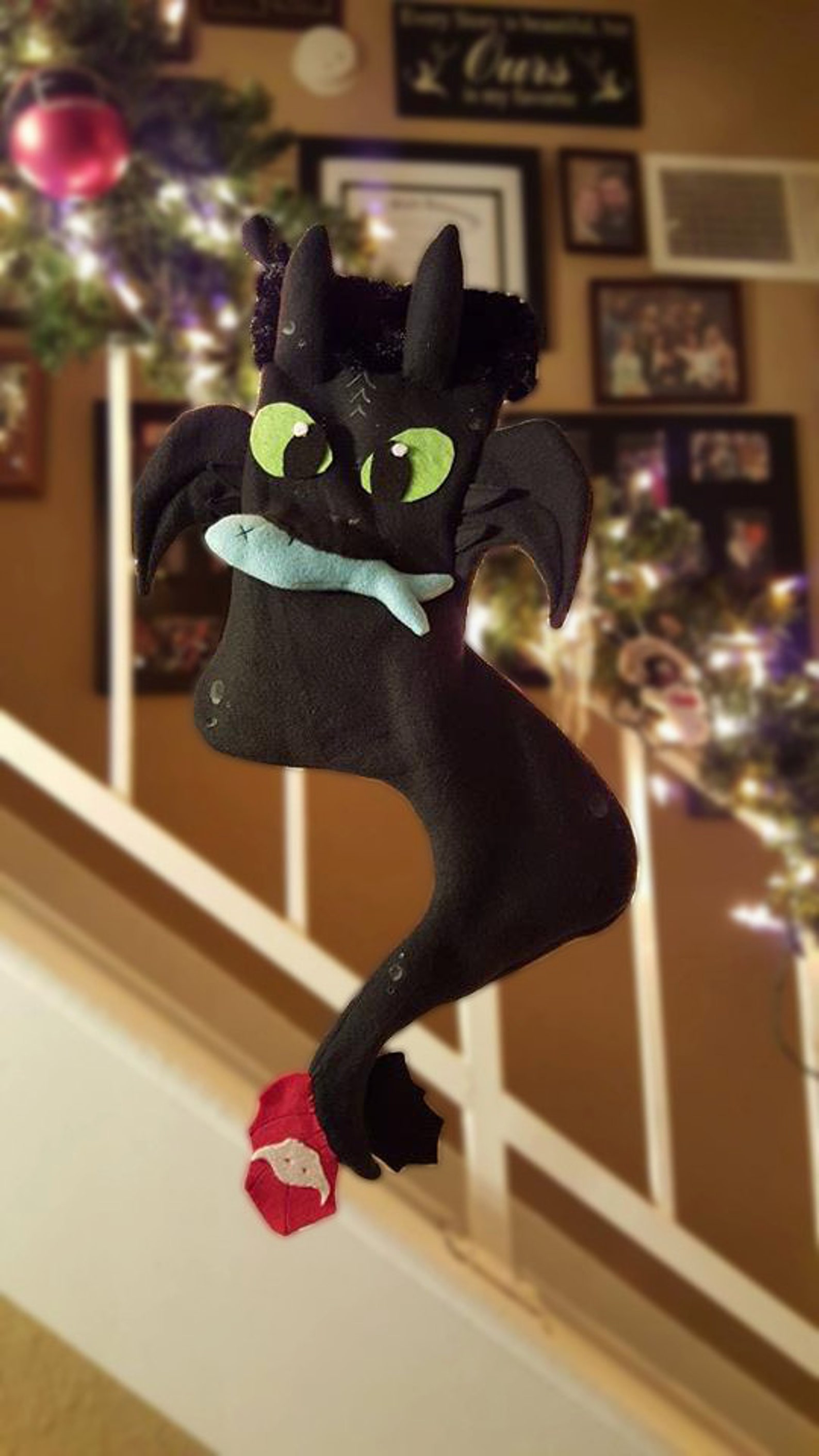 Toothless Inspired Christmas Stocking - Etsy