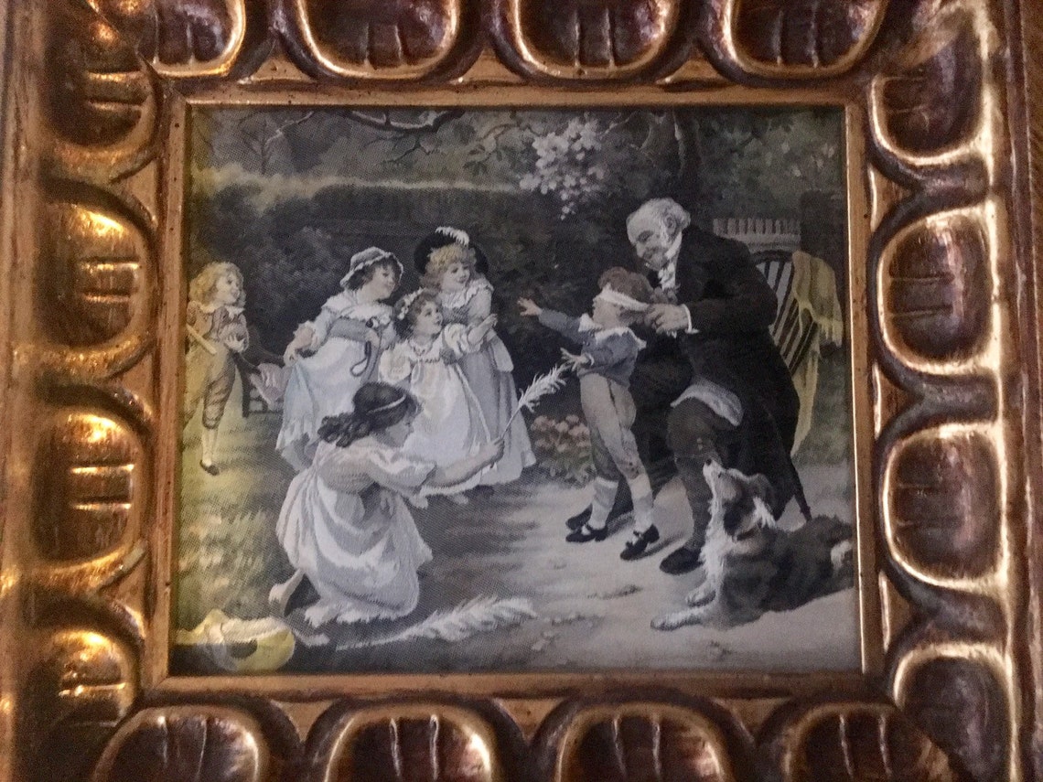 Framed Stevengraph Pair in Wood Frames Title of One Piece is - Etsy