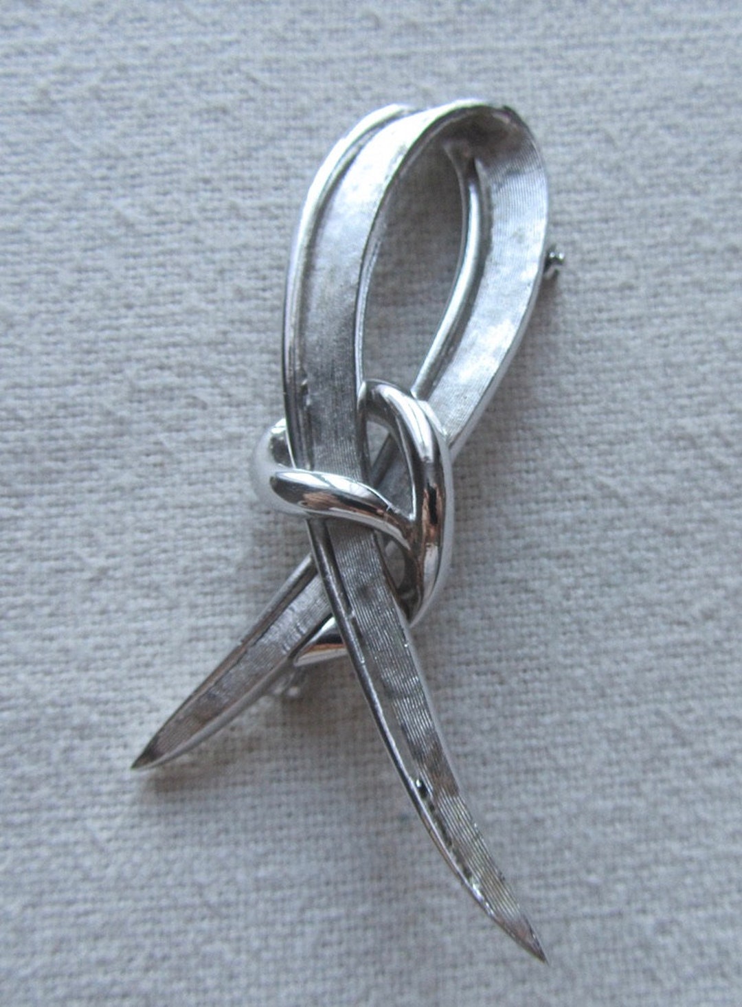 Vintage Silver Tone Marcel Boucher Marboux Knot Brooch - Etsy