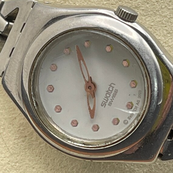 Swatch Ladies Watch, Swiss Irony V8, Silver Tone Meta… - Gem