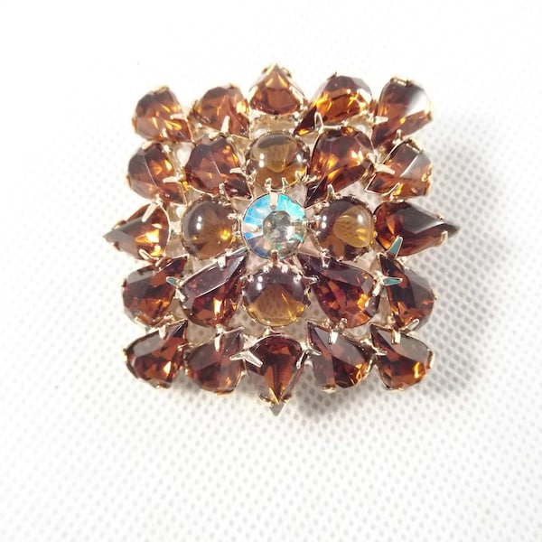 Square Brooch - Etsy