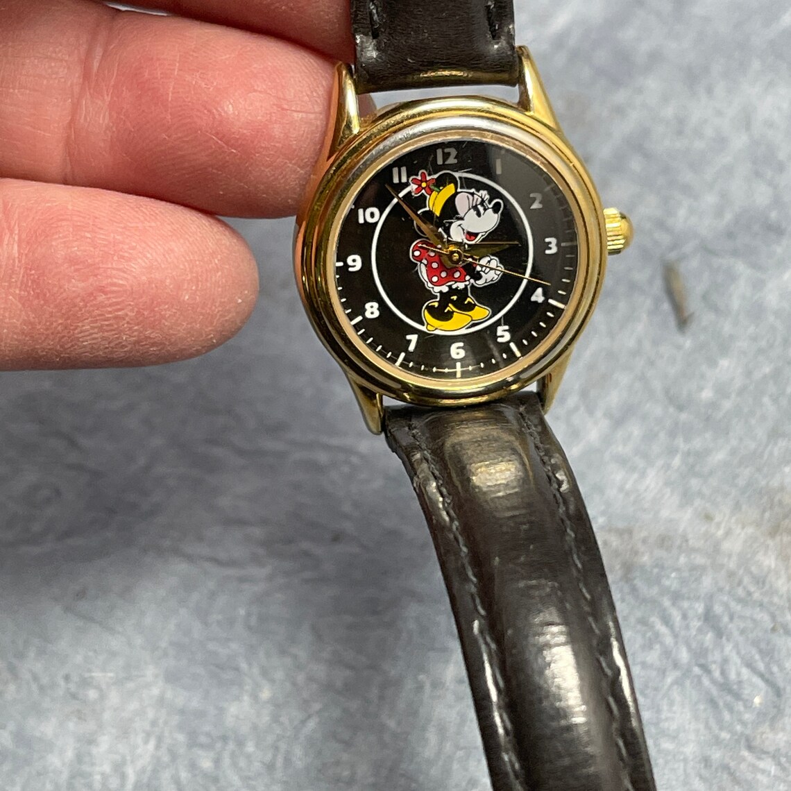 Fossil Minnie Mouse Mood Watch Color Changing Face Seconds | Etsy