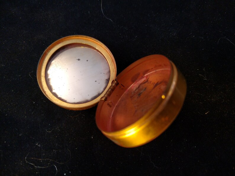 Two Vintage Small Compacts One Marked Armand Cold Cream Rouge | Etsy