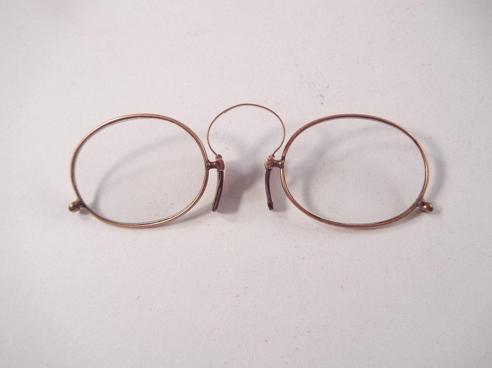 Pince Nez Eyeglasses Marked on the Bridge B Inside a C 05 - Etsy