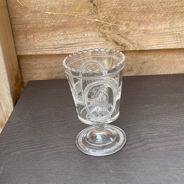 Antique Glass Spooner - Etsy