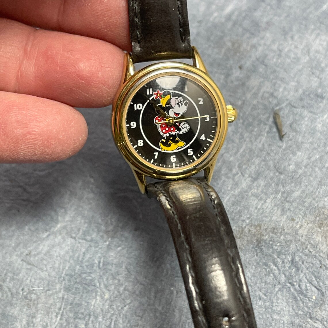 Fossil Minnie Mouse Mood Watch, Color Changing Face, Seconds Hand, New ...