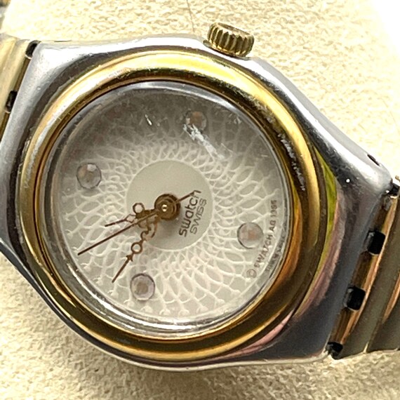 Ladies Swatch Irony Watch, Reverence, Stretch Band, S… - Gem