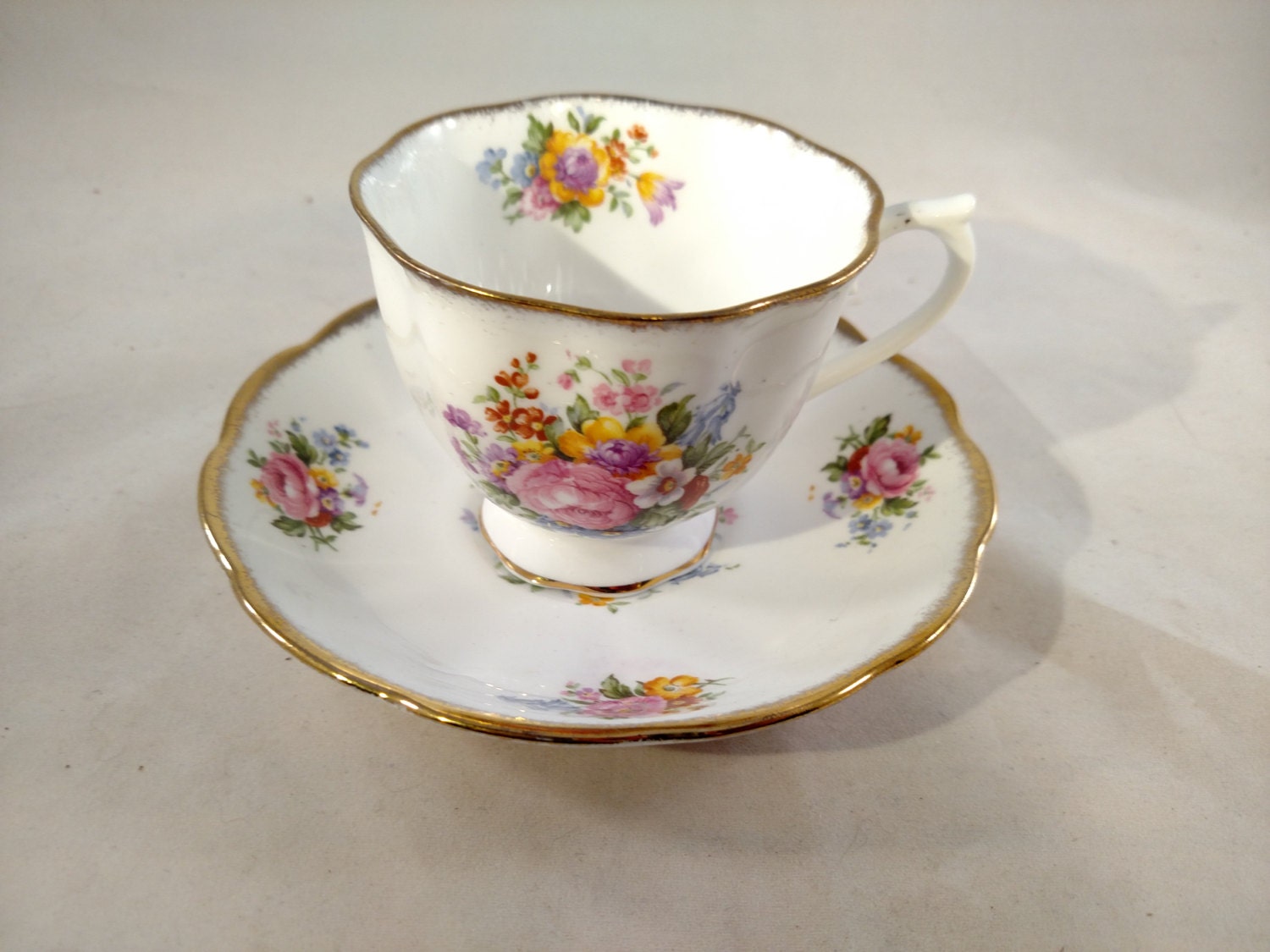 Royal Albert Unnamed Pattern Floral Bouquets Mint Condition | Etsy