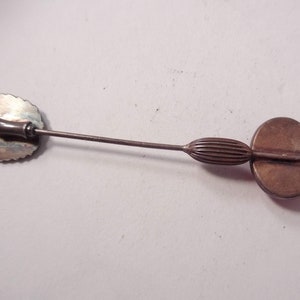 Kate Hines Scarf Pin, Red Cabochon, Quiver With Arrows and Leaf, Mint ...