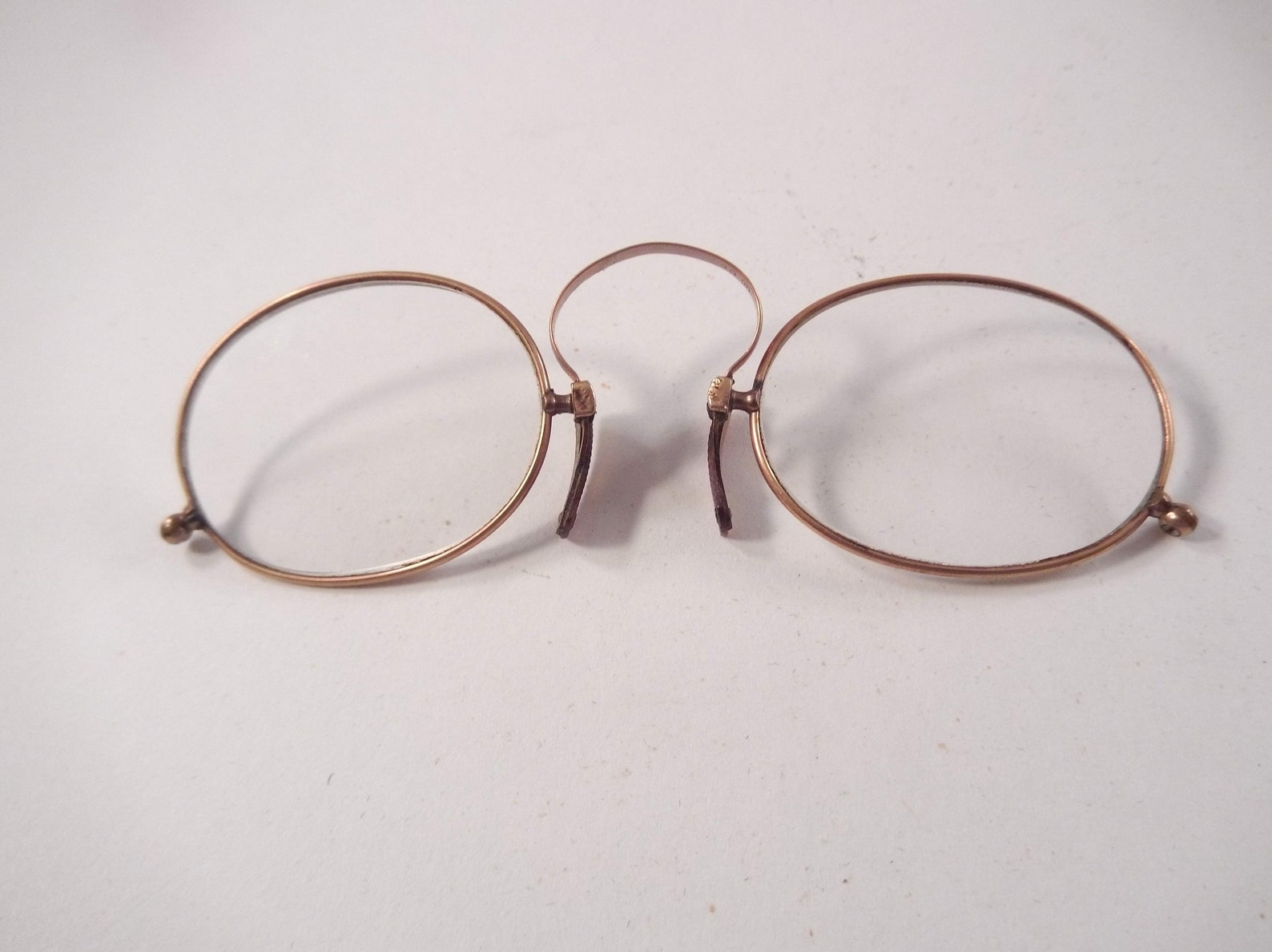 Pince Nez Eyeglasses Marked on the Bridge B Inside a C 05 - Etsy