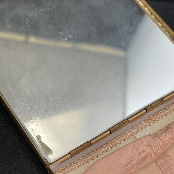 Elgin American Square Powder Compact, Green Cover, Fl… - Gem