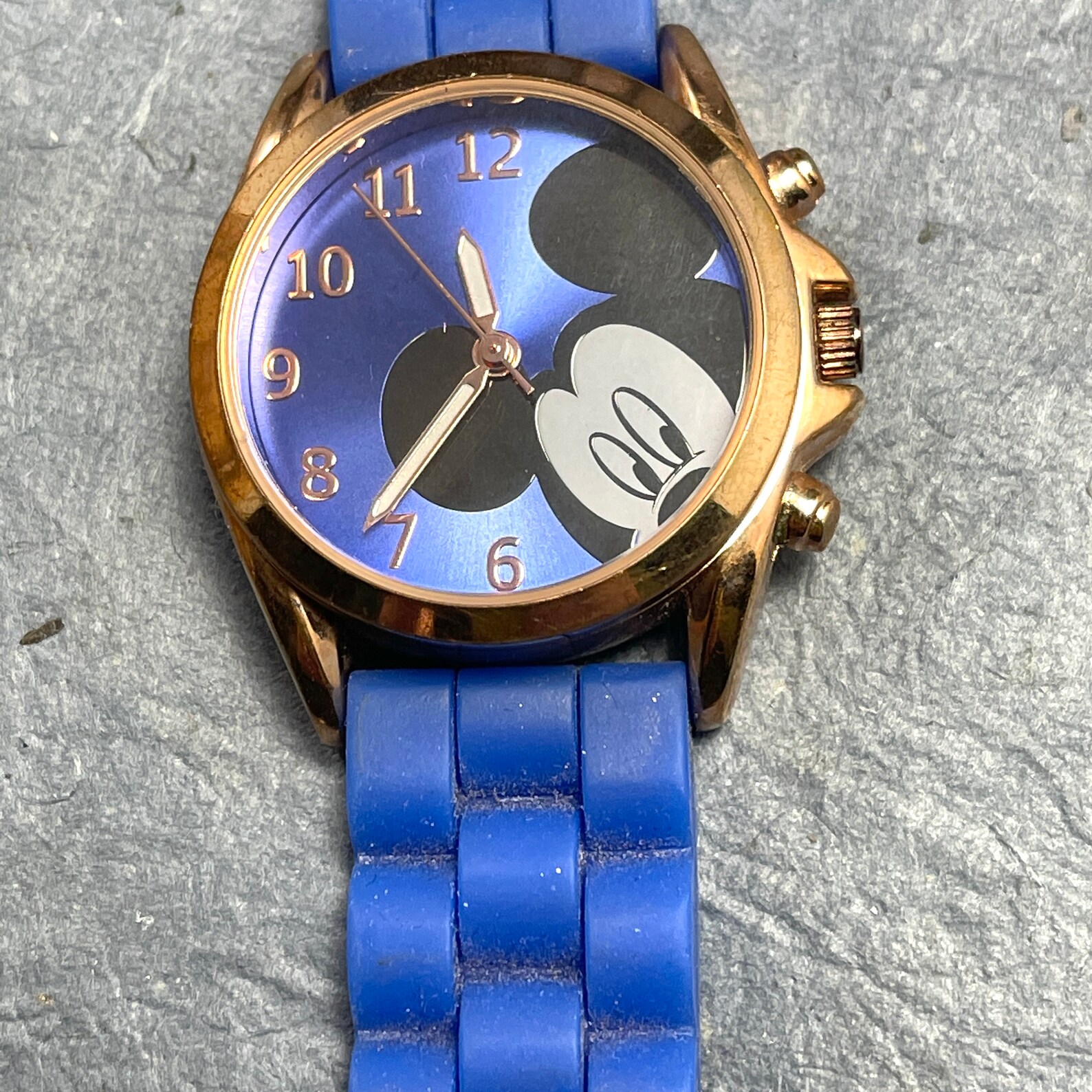 Disney Mickey Mouse Watch Blue Face and Band Mickey Mouse | Etsy
