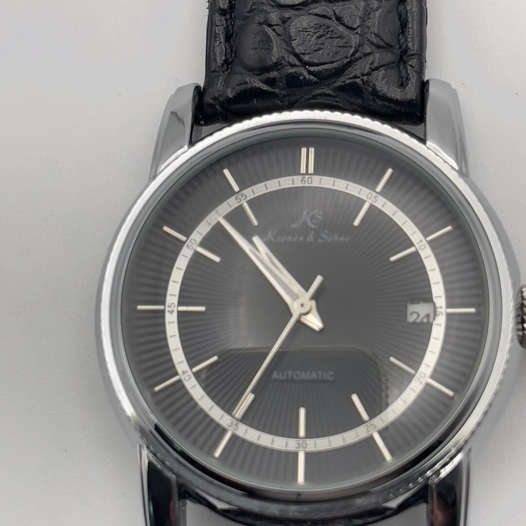 Kronen & Sohne, German Working Wrist Watch, Battery, Seconds Hand, Date ...