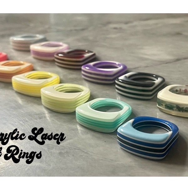 Acrylic Ring - Etsy