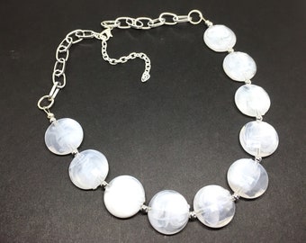 Silver White Jewelry | Etsy