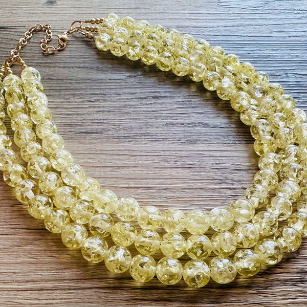 Yellow Jewelry Set - Etsy