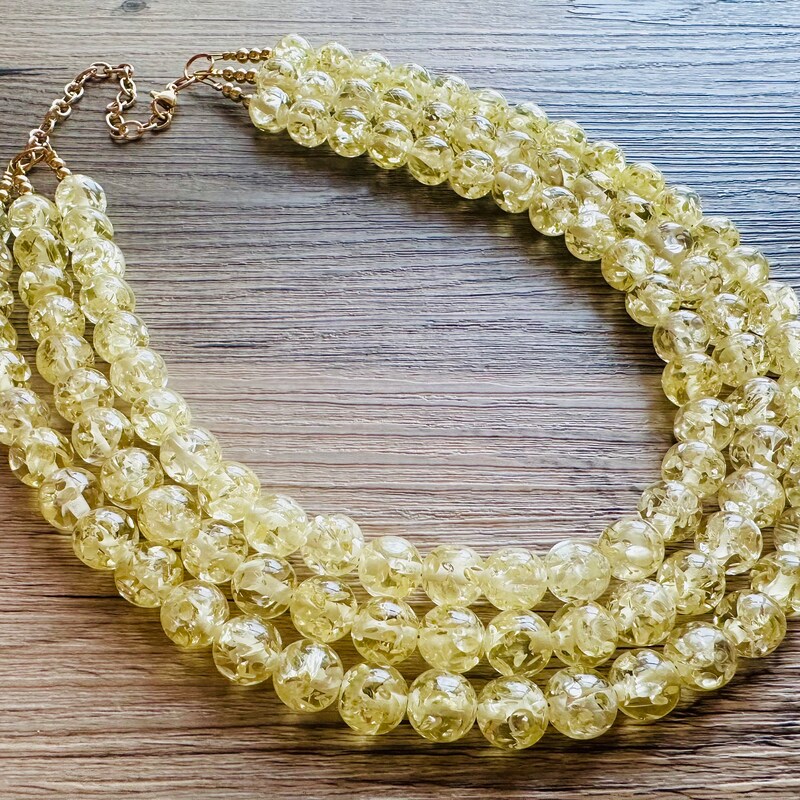 Yellow Jewelry Set - Etsy