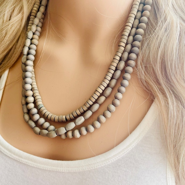 Tan Necklace - Etsy
