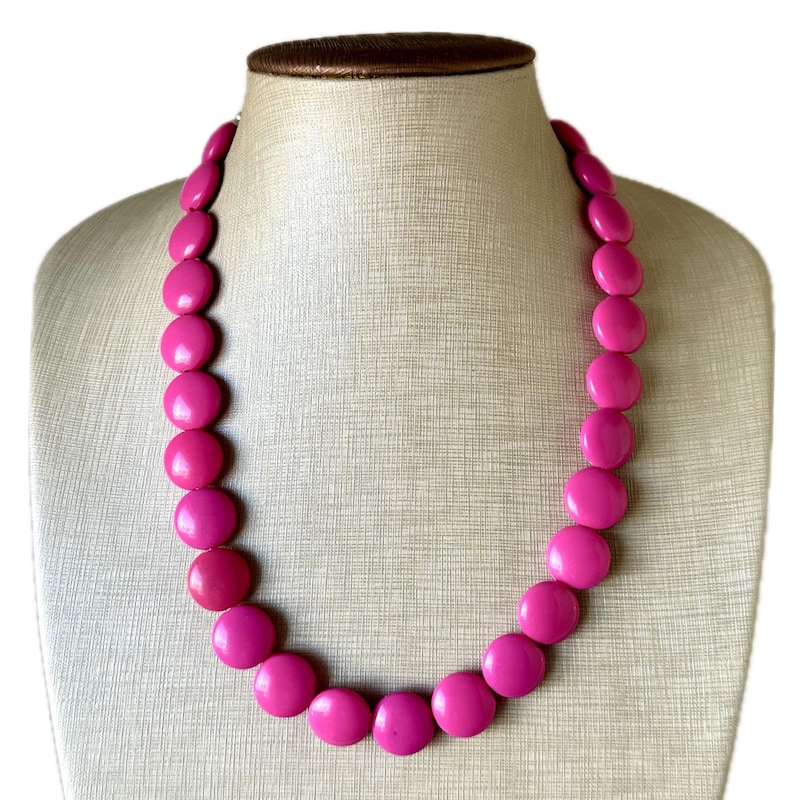 Magenta Necklace - Etsy
