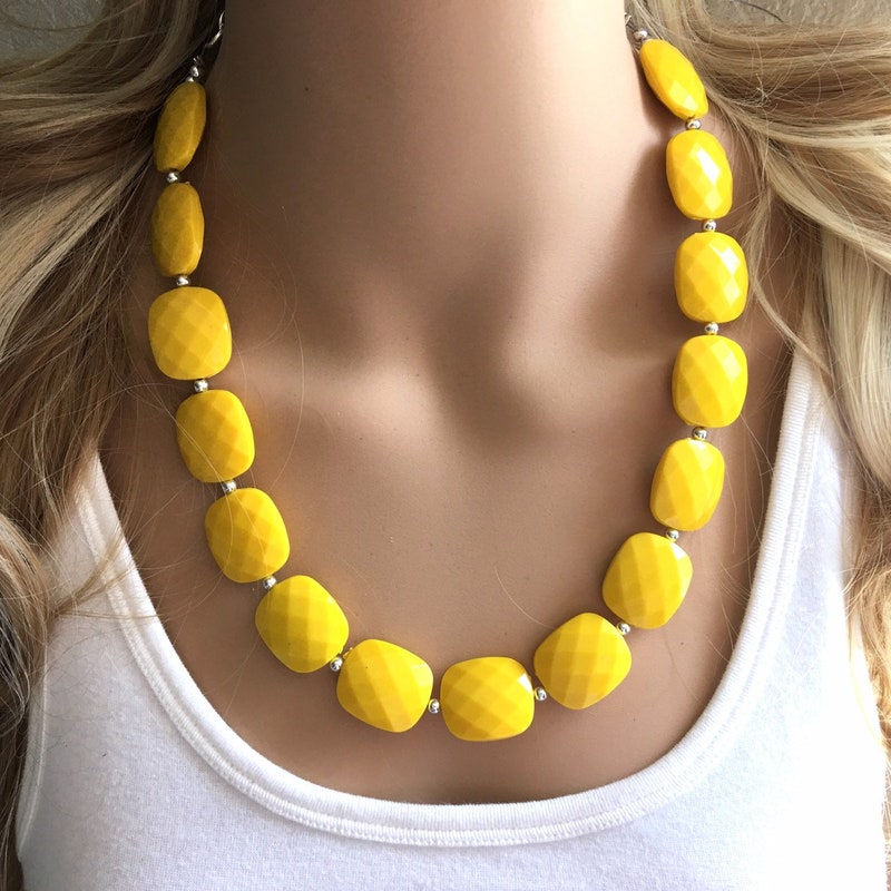 Yellow Jewelry - Etsy