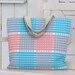Transgender Colors Tote Bag, LGBTQ Gift for Her, With Zipper, With ...