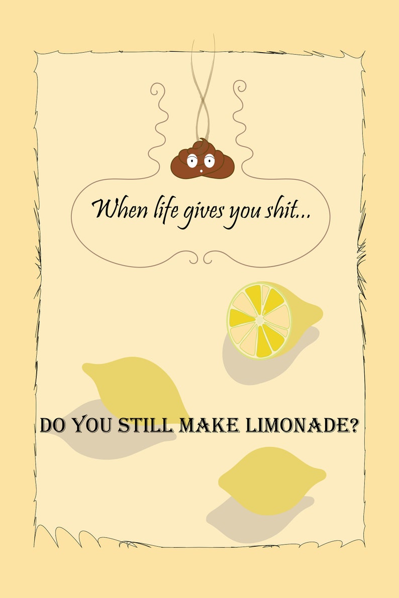 Yellow Towel Poop Emoji, Lemonade Decor, Funny Tea Towels, Poop Wall ...