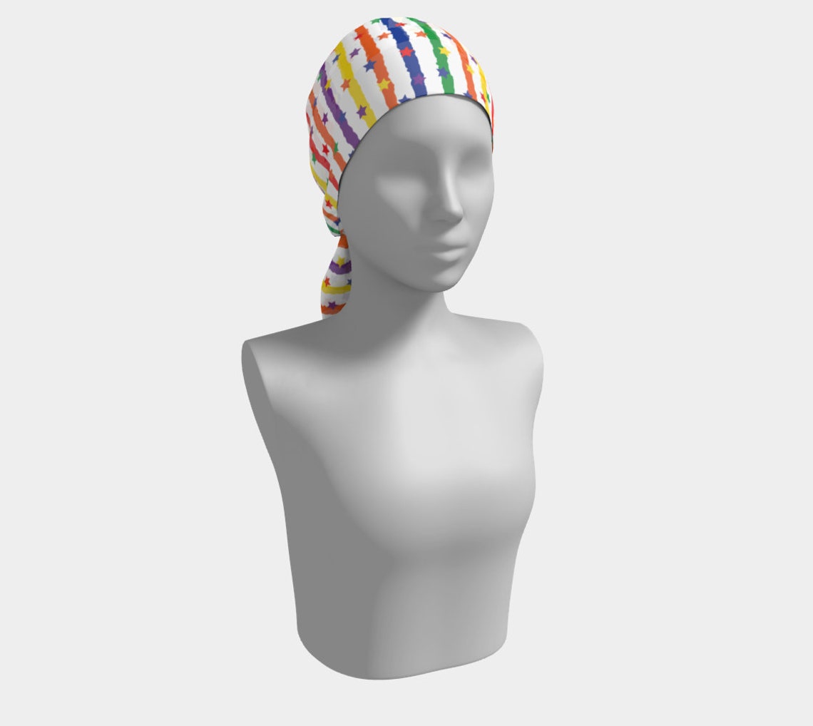Pride Silk Scarf, Parade Scarf, Rainbow Head Scarf - Etsy