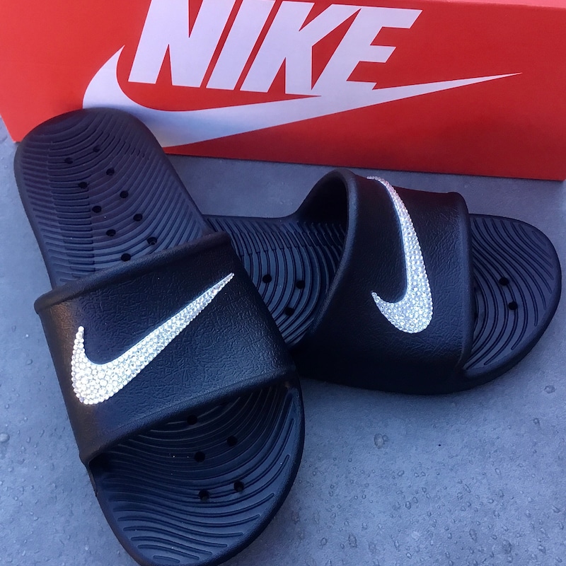Nike Slides Custom - Etsy