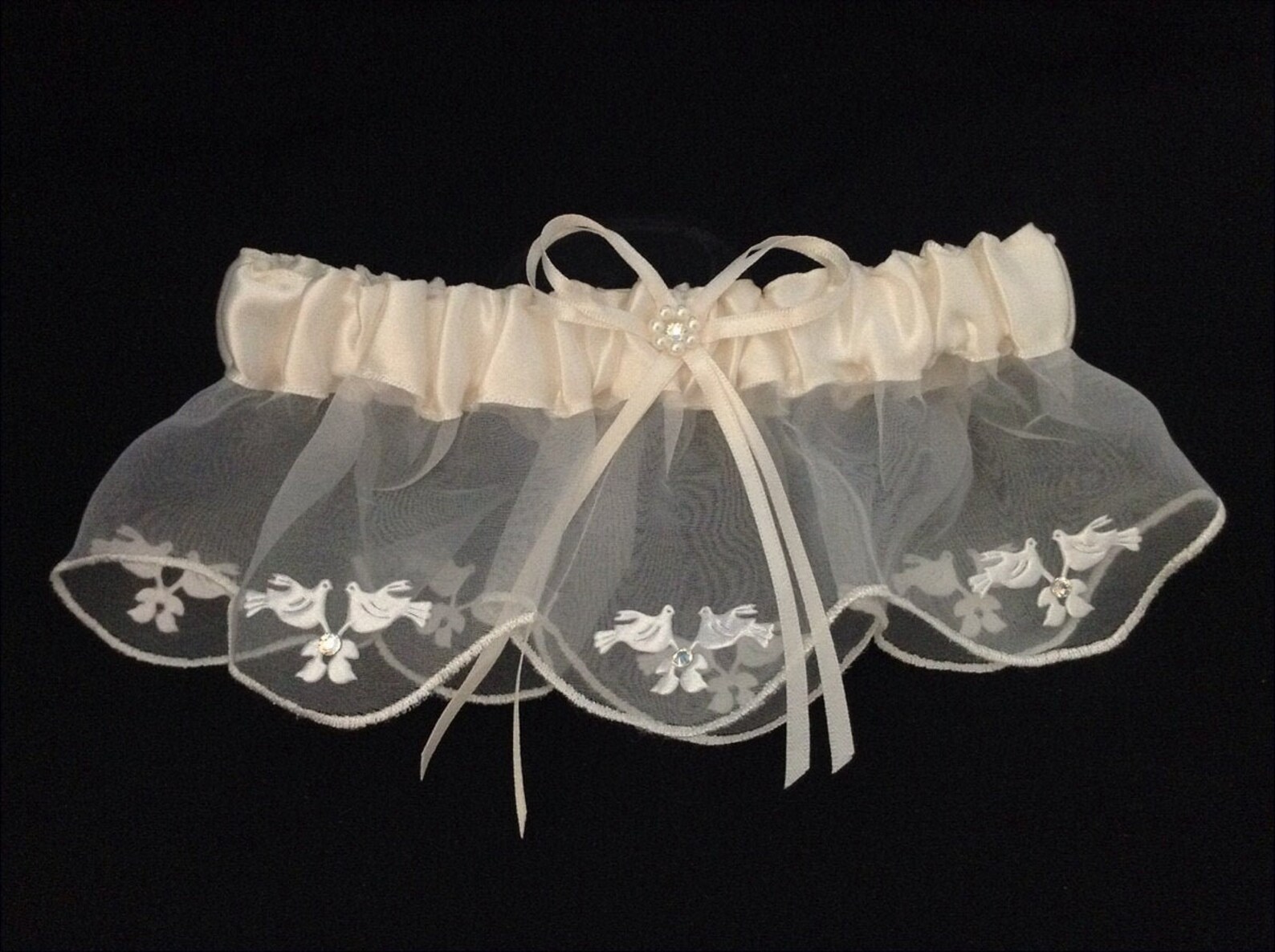 Garter Belt Custom Traditional Toss Snow White Turtle Dove | Etsy