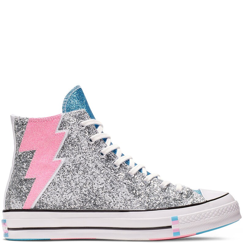 Converse Gay Pride Trans LGBTQ Rainbow High 70s Pink Silver - Etsy
