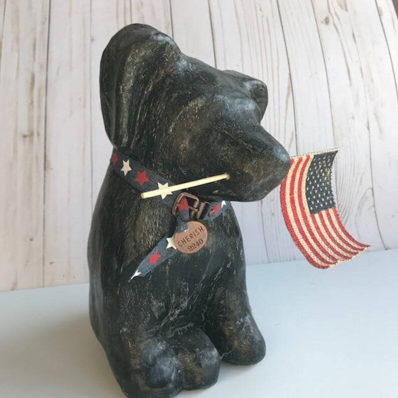Folk Art Black Lab Farmhouse Dog Farmhouse Home Decor - Etsy