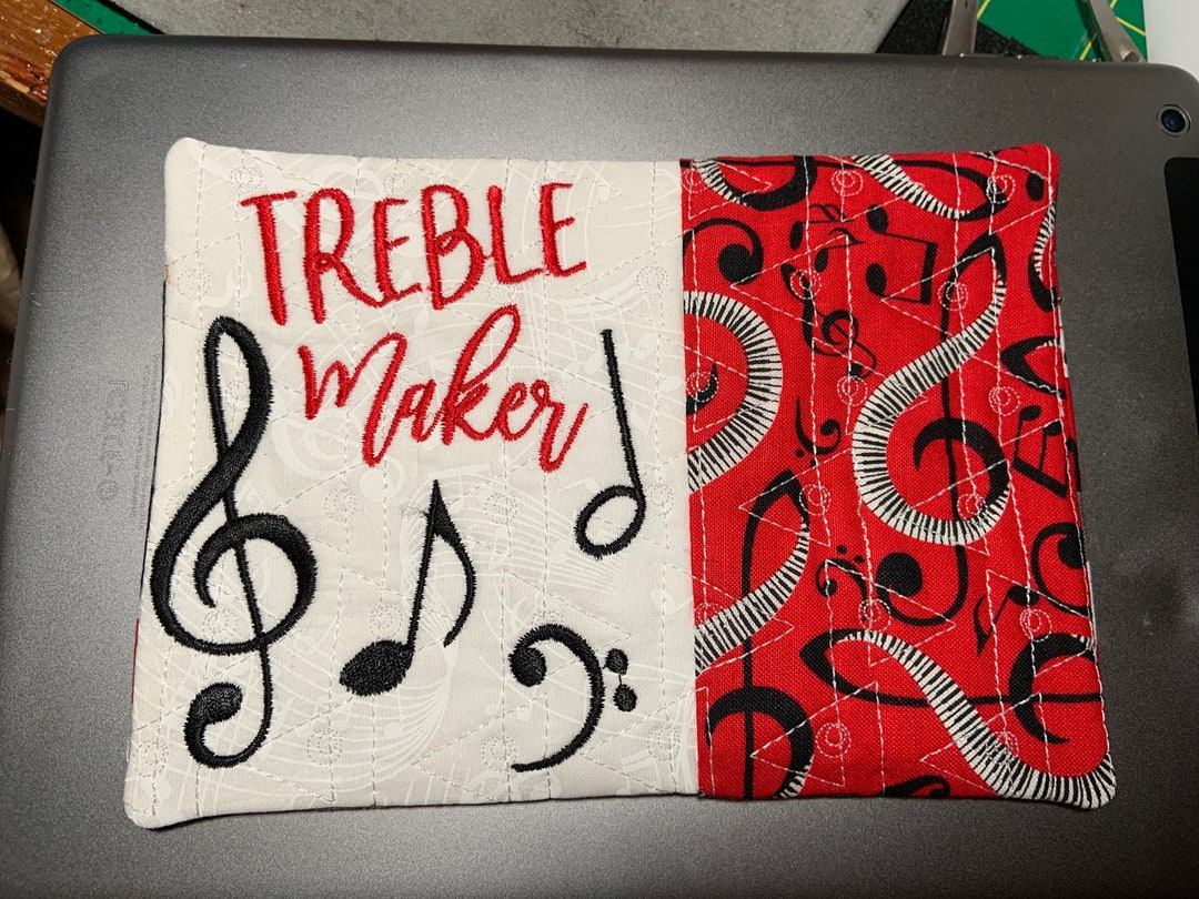 Musician Mug Rug, Music Theme Coffee Mug, Mug Rug, Musical Gift, Gift ...