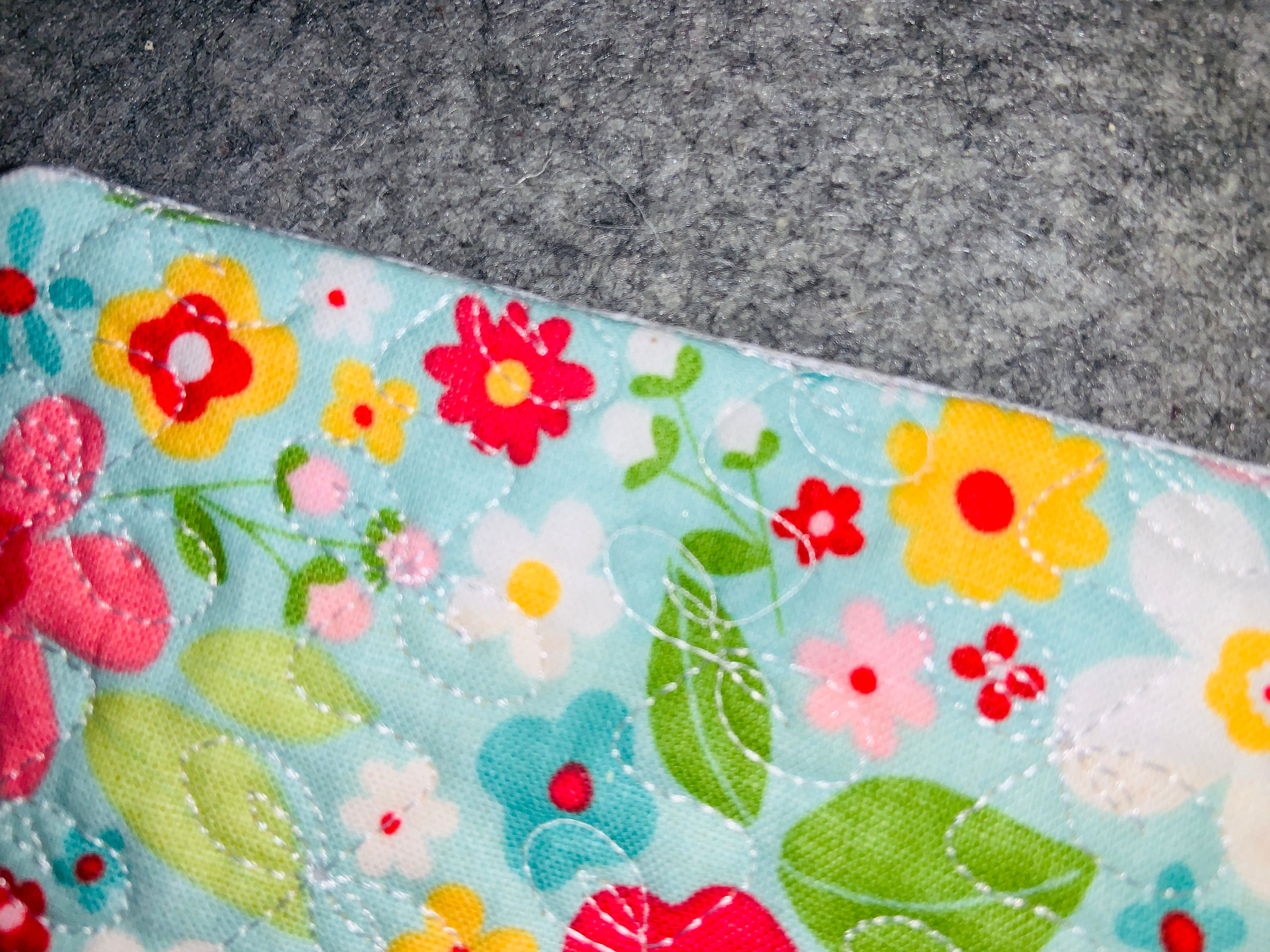 Floral mug rug flower theme coffee mug mug rug gardener | Etsy