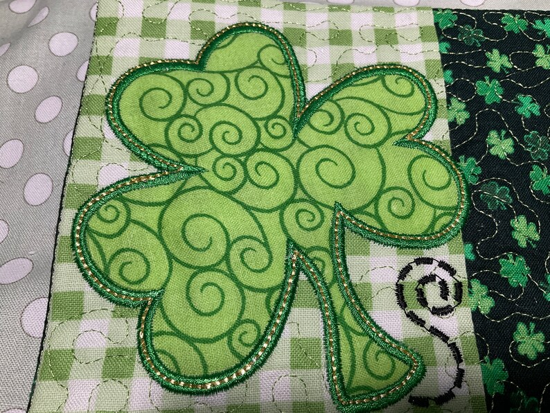 St Patrick Mug Rug Shamrock Mug Rug Coaster Placemat St | Etsy