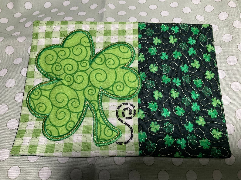 St Patrick Mug Rug Shamrock Mug Rug Coaster Placemat St | Etsy