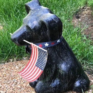 Folk Art Black Lab Farmhouse Dog, Farmhouse Home Decor, Vintage Dog ...