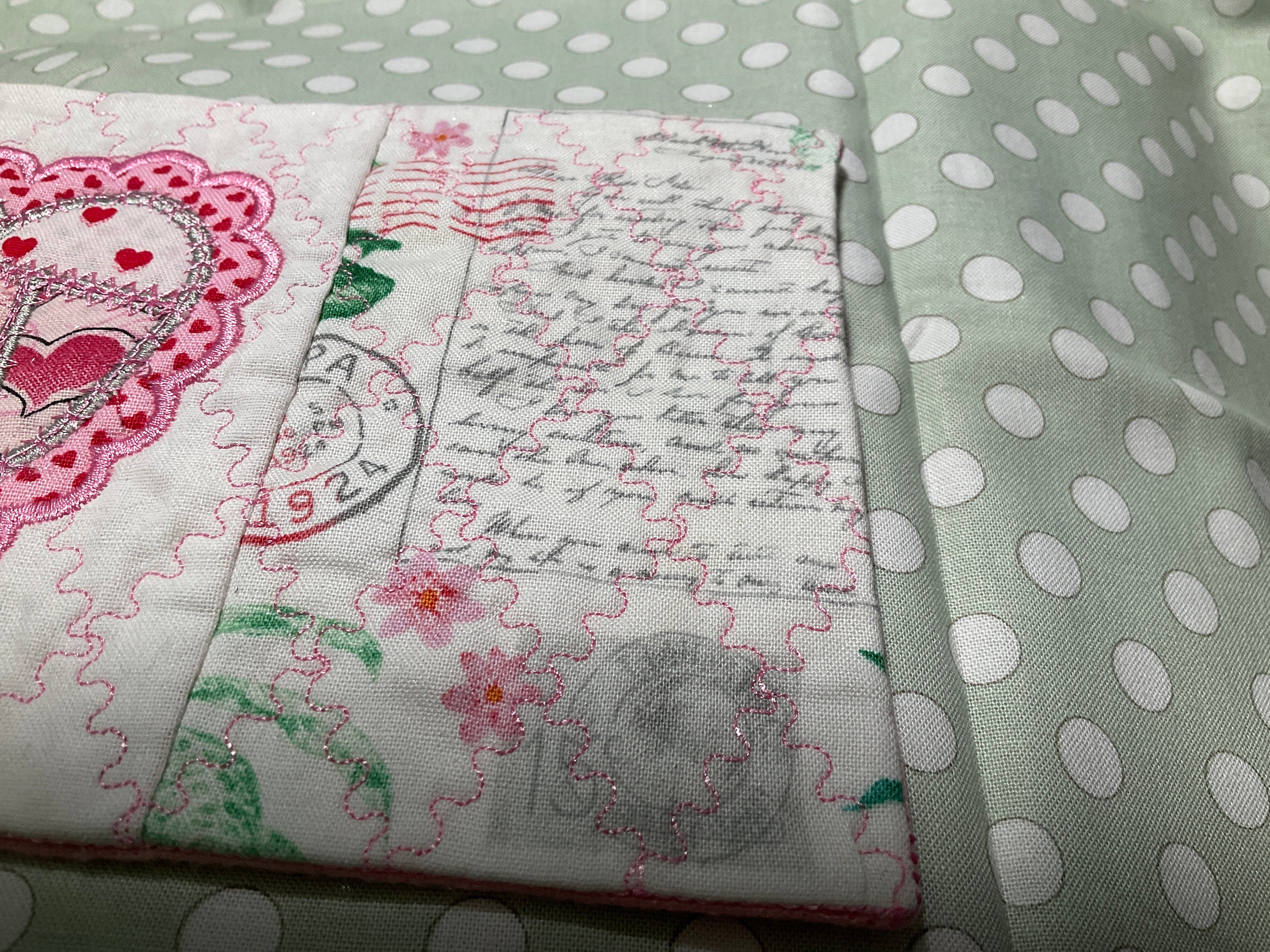 Valentine Mug Rug Love Mug Rug Coaster Placemat Heart | Etsy