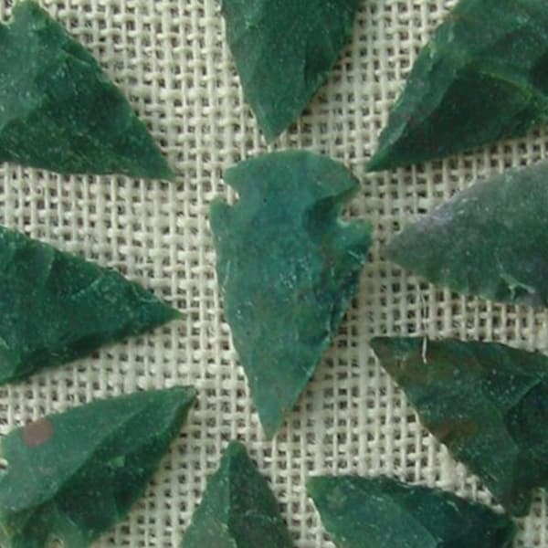 5 Arrowheads 2 Inch Hand Picked Mixed Colors Reproduction Stone Arrow ...