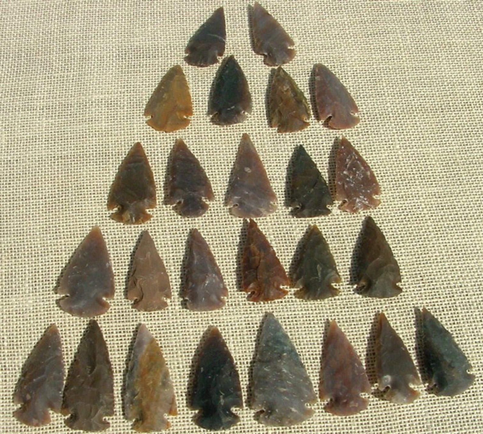 25 Bulk Arrowheads 2 Inch Replica Bird Stone Points | Etsy