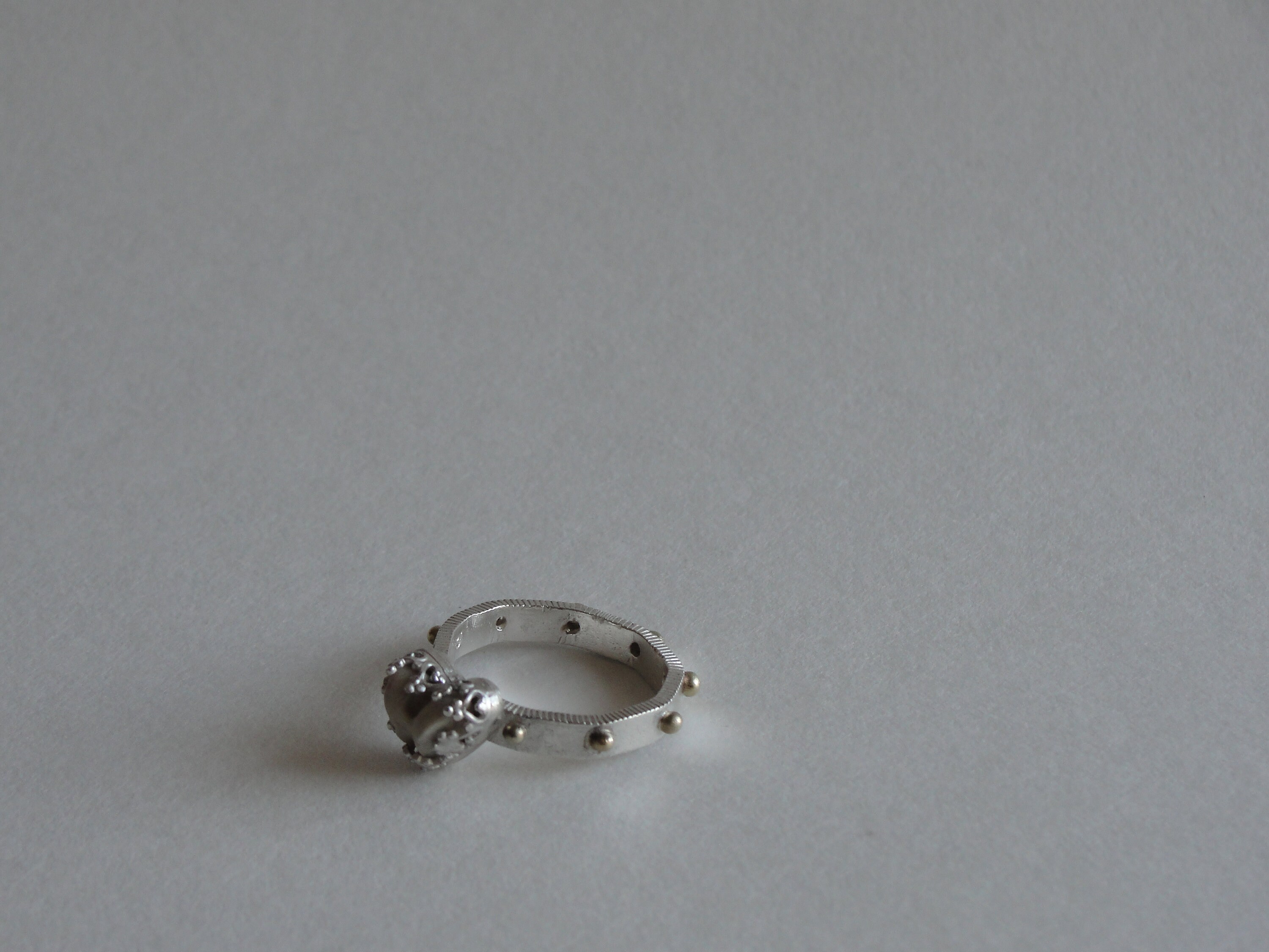 Heart-shaped Rodent Bone From Owl Pellet Set in Sterling Silver With ...