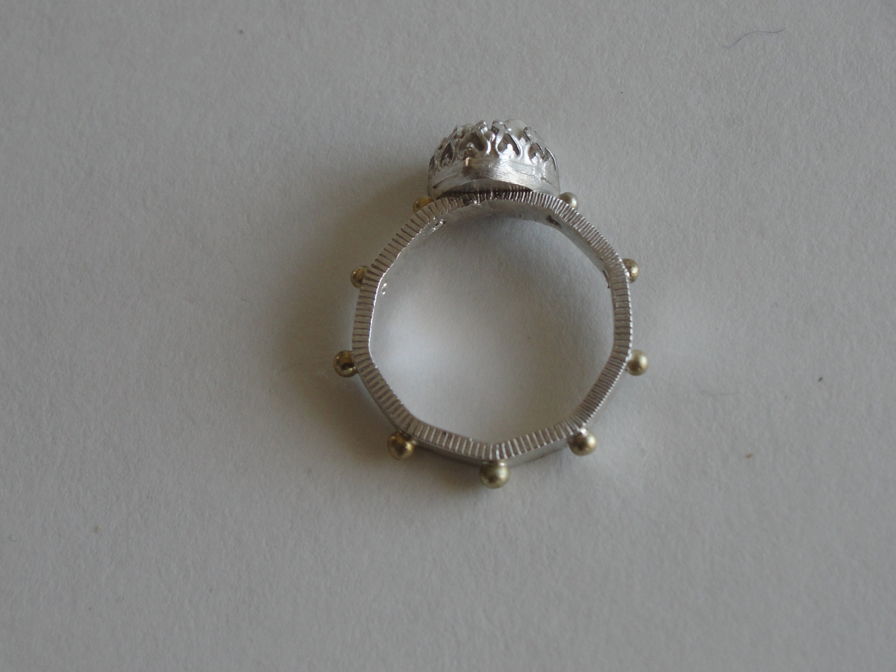 Heart-shaped Rodent Bone From Owl Pellet Set in Sterling Silver With ...