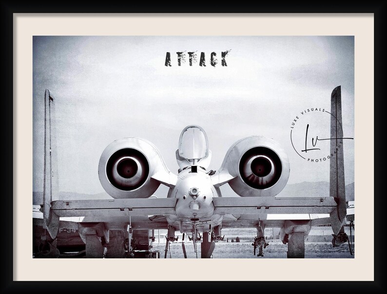 A10 Warthog Photo, A10 Warthog Rear Jets, Den Office Boy's Room Picture ...