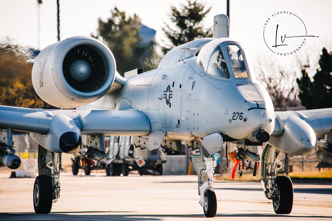 A10 Warthog Photo, Military Jet Poster, Den and Office Art, Boy's Room ...